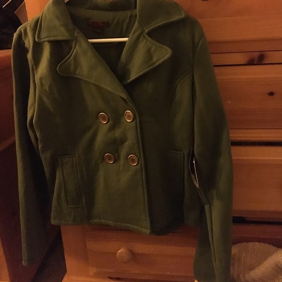 Jackets & Coats | Forest Green Button Down Jacket | Poshmark